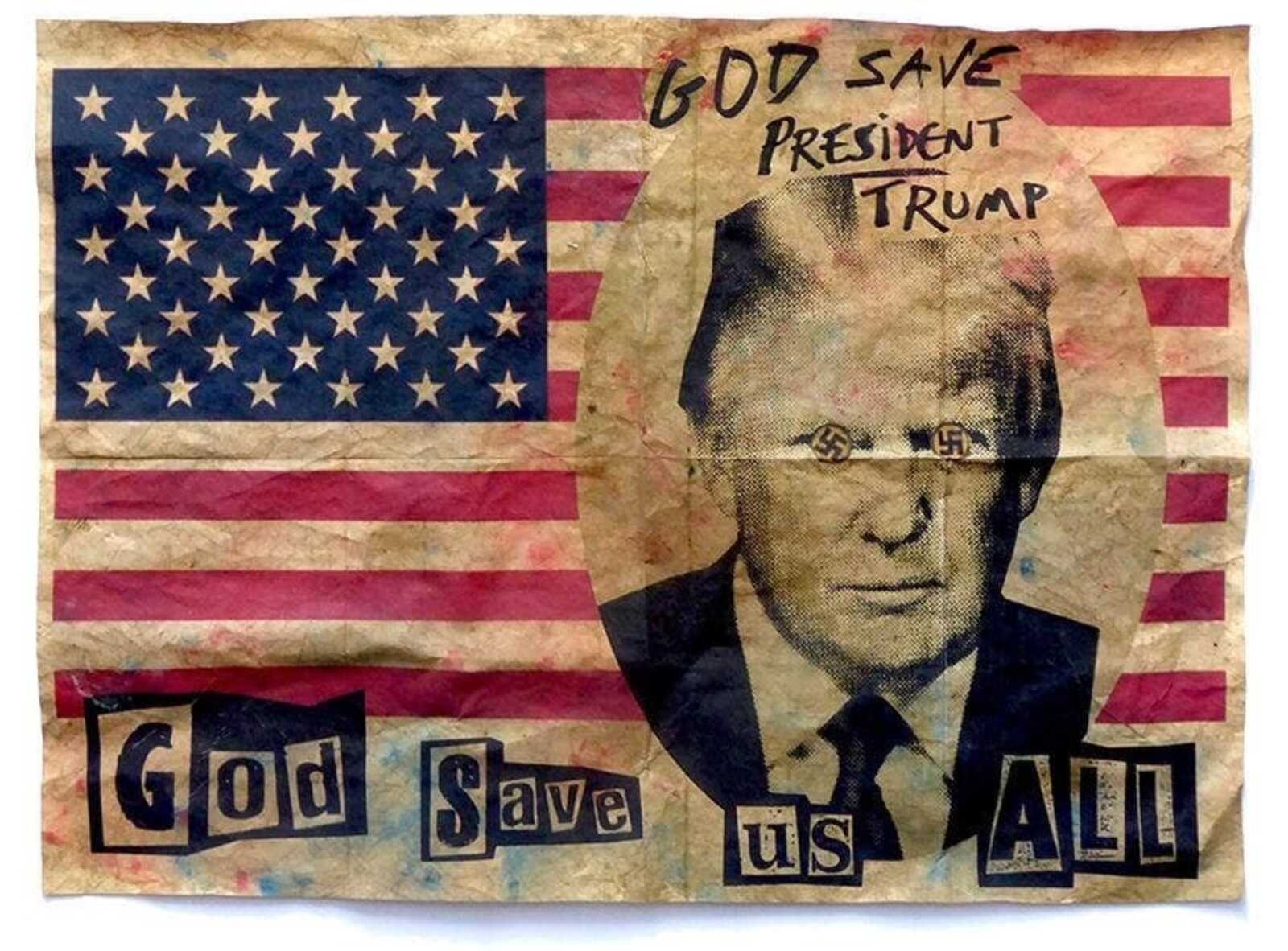 Jamie Reid God Save Us All 2017 Artsy jamie-reid-god-save-us-all-2017-artsy