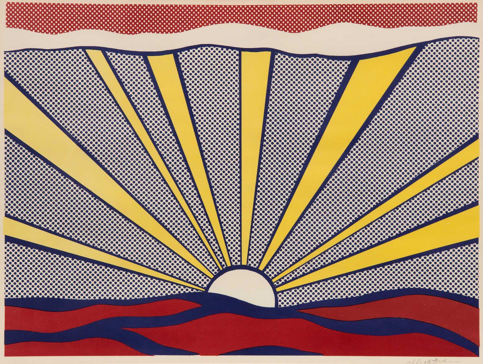 Roy Lichtenstein Sunrise 1965 Artsy Roy Lichtenstein Sunrise 1965 Artsy